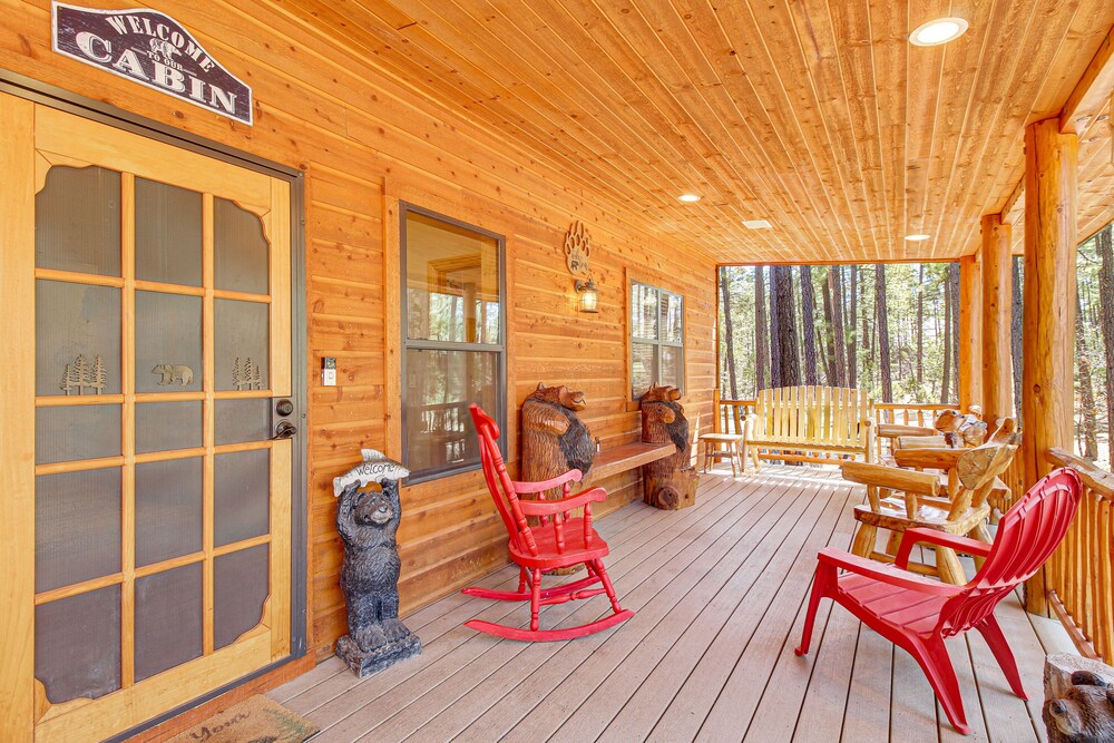 Rustic Lakeside Cabin On 3 Acres W/ Nature Views! - Pinetop-Lakeside, AZ