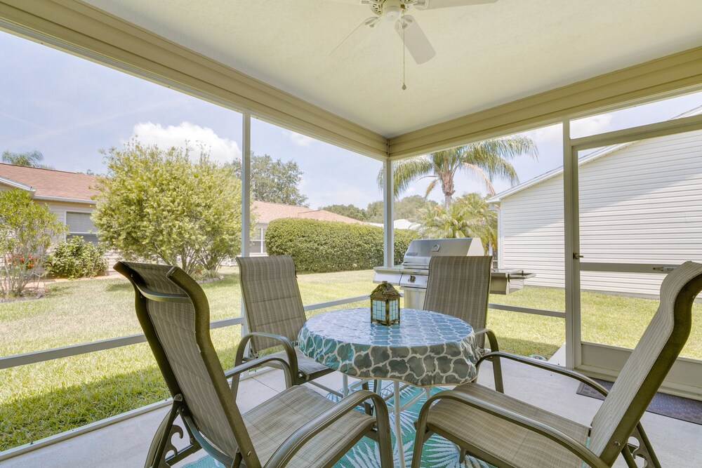 Lanai & Golf Cart: The Villages Vacation Rental! - Wildwood