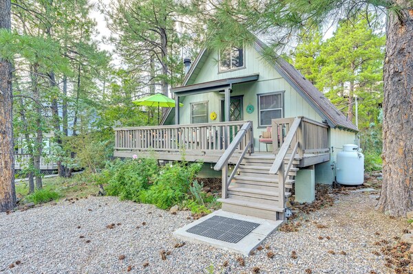 デッキ & グリル: Aフレーム キャビン イン ムンズ パーク！ - Arizona