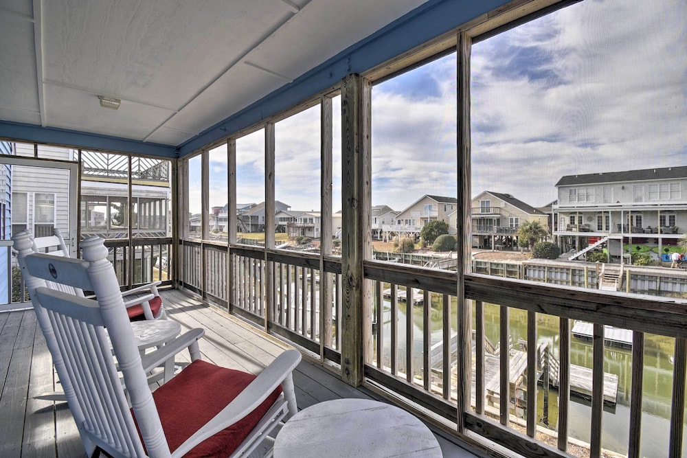 Steps To Sunset Beach: Canal-front Home W/ Dock! - Sunset Beach, NC