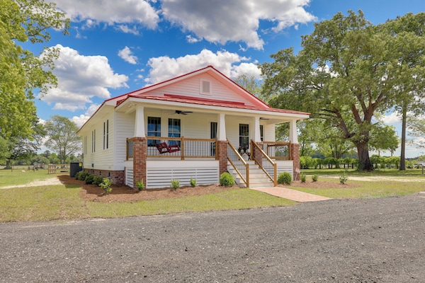 New Bern Vacation Rental On Farm W/ Fire Pit! - New Bern, NC