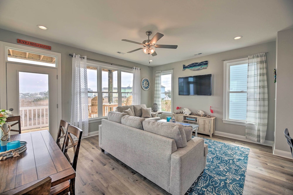 'The Tipsy Flamingo' ~ Incredible Salt Marsh Views - Atlantic Beach, NC