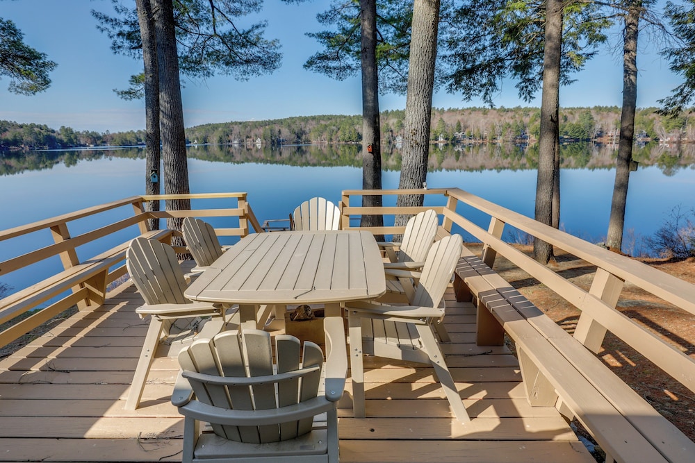 Lakefront Cabin W/ Panoramic Water View & Access - Sunapee, NH