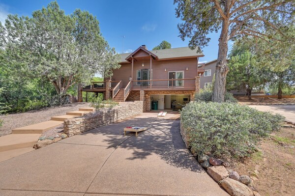 Log Cabin In Payson W/ Deck, Mtn & Creek Views - Payson, AZ