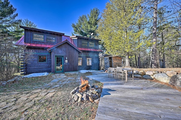 Log Cabin In Wilmington W/ New Hot Tub By Skiing! - State of New York