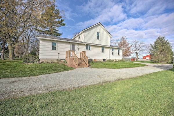 고센의 '일어나고 빛나는 농장' 바베큐 & 화재 구덩이와 함께! - 브레먼