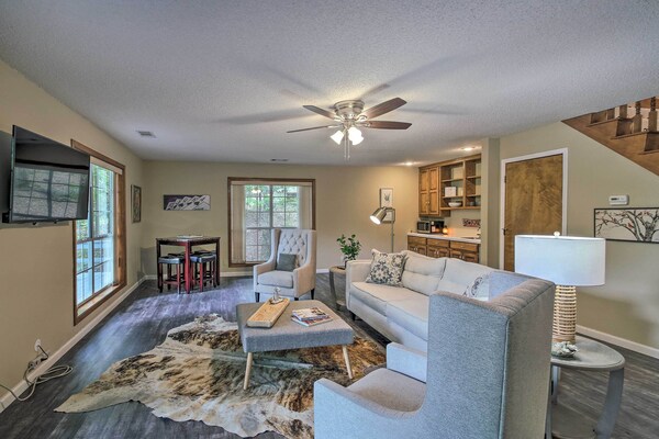 Decks W/ Views: 'Casa Azul' On Cortez Golf Course - Hot Springs Village, AR