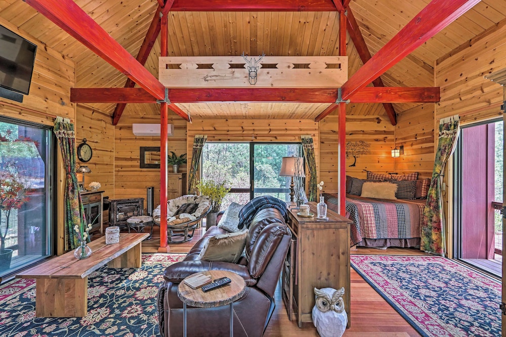 Furnished Deck: Romantic Strawberry/pine Studio! - Pine, AZ