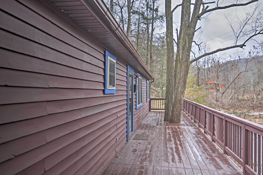 Riverfront Elkins Home W/ Fireplace & Deck! - Elkins, WV