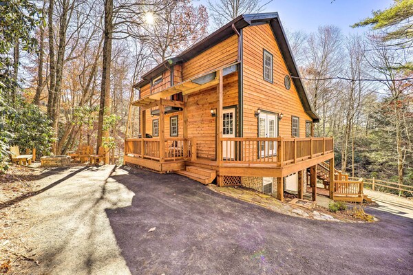 10 Mi To Sugar Mountain! Cabin W/ Lake Access - Linville, NC