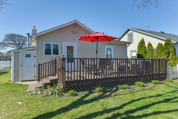 Cozy Villas Cottage W/ Deck, 1/2 Block To Beach! - New Jersey