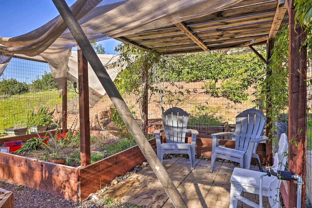 Garden, Balcony & Scenic View: Sonora Hideaway! - Sonora, CA