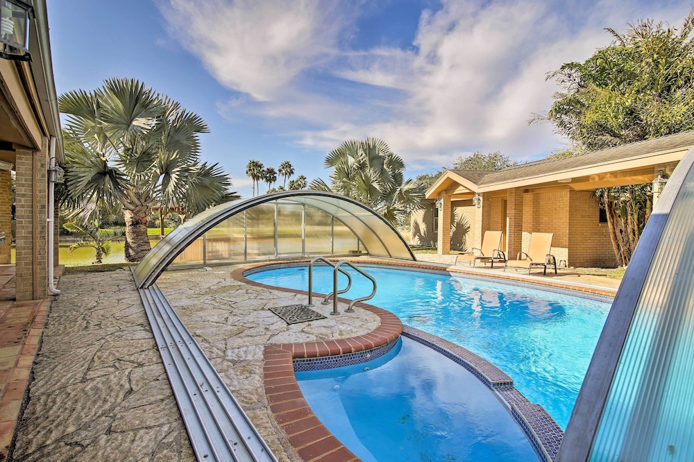 Pool & Game Room: Waterfront Harlingen Home - La Paloma, TX