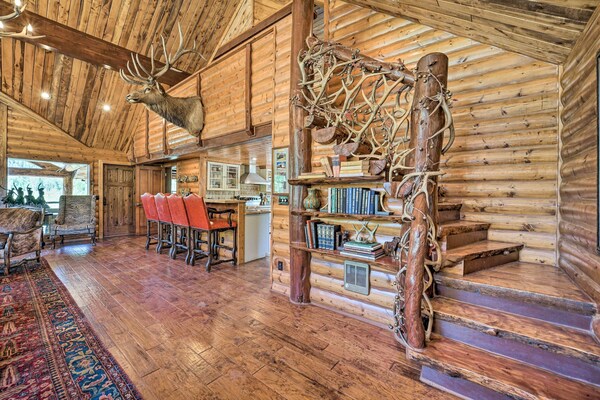 돌로레스의 핫 튜브와 게임 룸이 있는 피시 크릭 랜치 - 리코