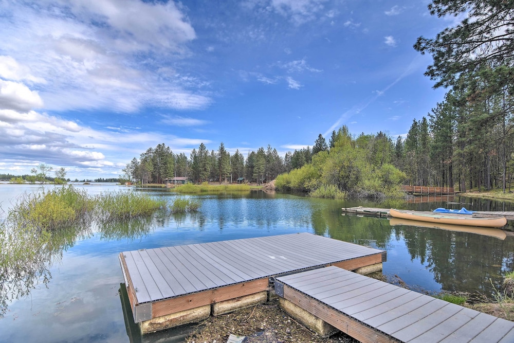 Hidden Gem: Dock & Views On Pine Hollow Reservoir! - Rock Creek Reservoir, OR