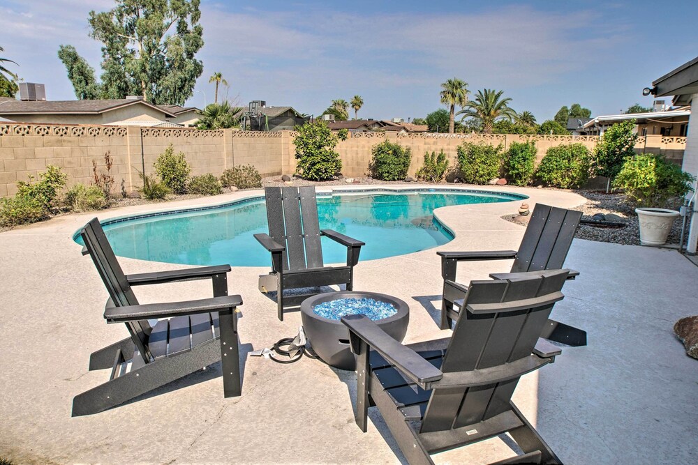 Fire Pit, Heated Pool: Central Tempe Escape! - Tempe, AZ
