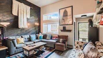 Casa geminada, 2 quartos | Área de estar