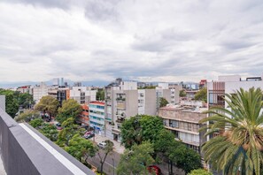 Vista para a cidade desde o alojamento