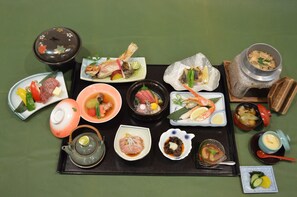 Refeições num ryokan