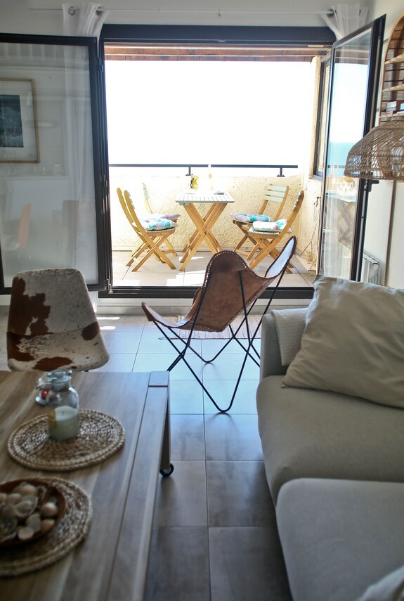 Joli Appartementclimatisé En Front De Mer Avec Terrasse - Sausset-les-Pins