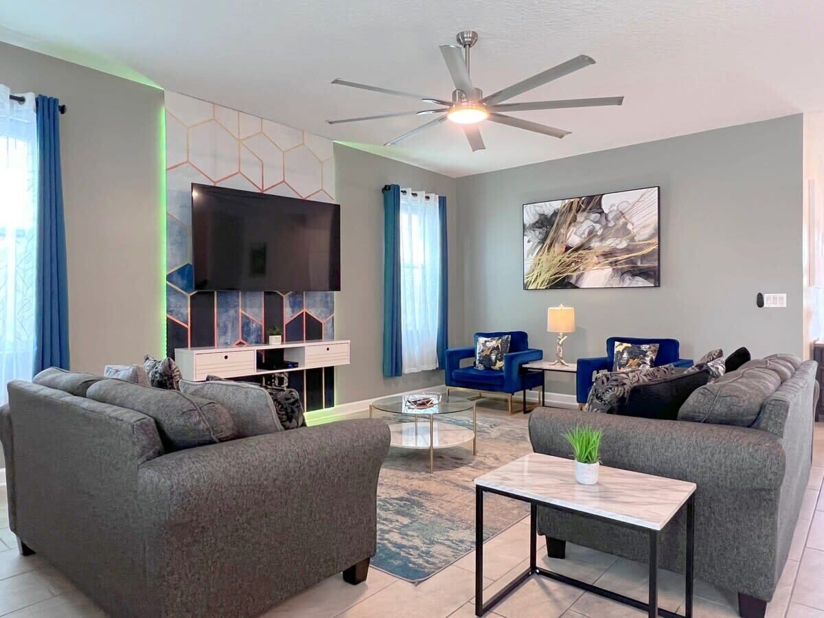 Storey Lake-4544 8br · Pool·spa · Themed · Disney - Kissimmee, FL