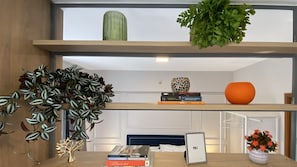 Apartamento luxo | Área de estar | TV de tela plana