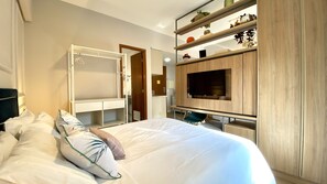 Apartamento luxo | Individualmente decorados, individualmente mobiliados, escrivaninha