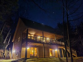 Cabana panorâmico, 1 cama King, para não fumantes, banheira de hidromassagem | Terraço/pátio