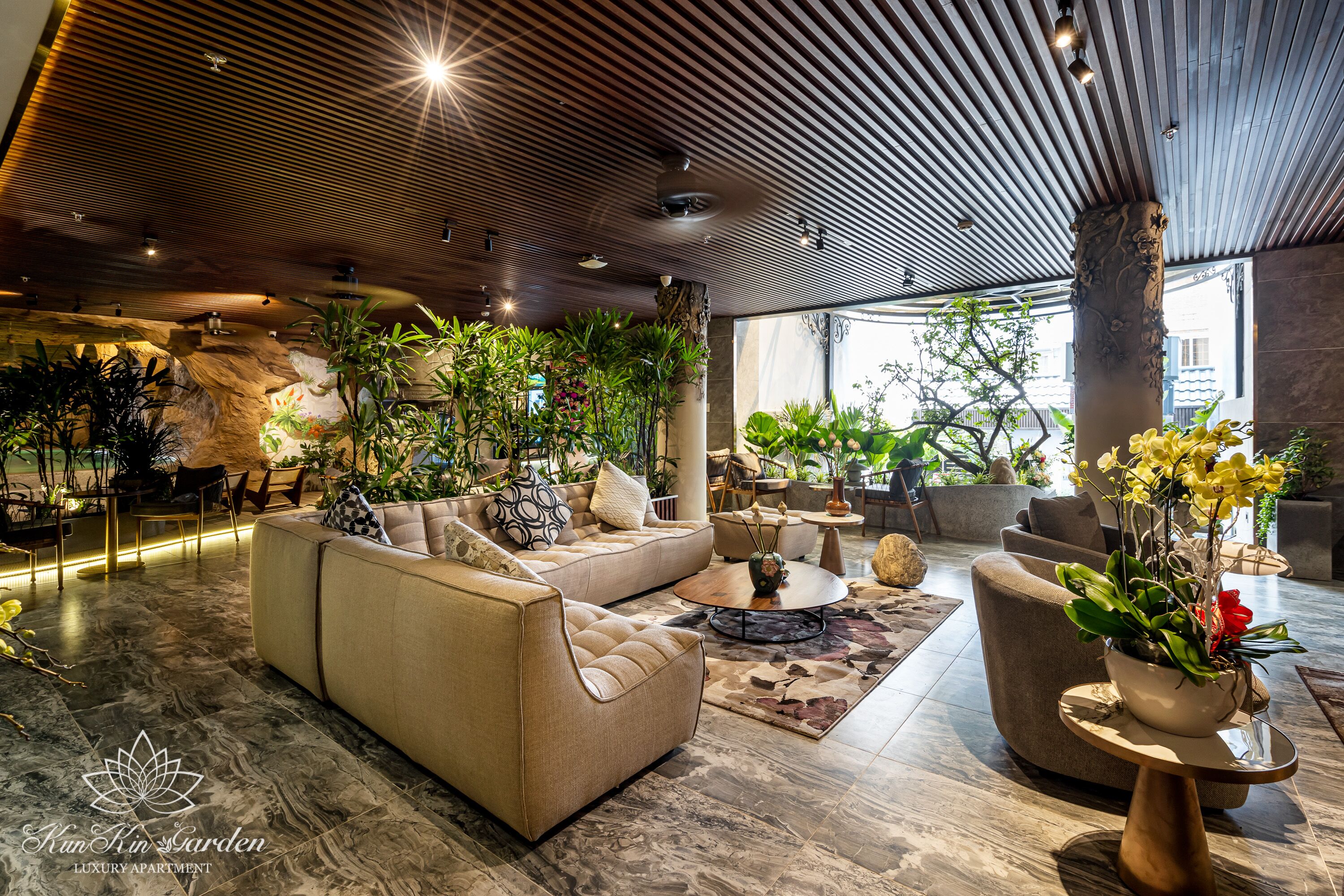 Sala de estar do lobby