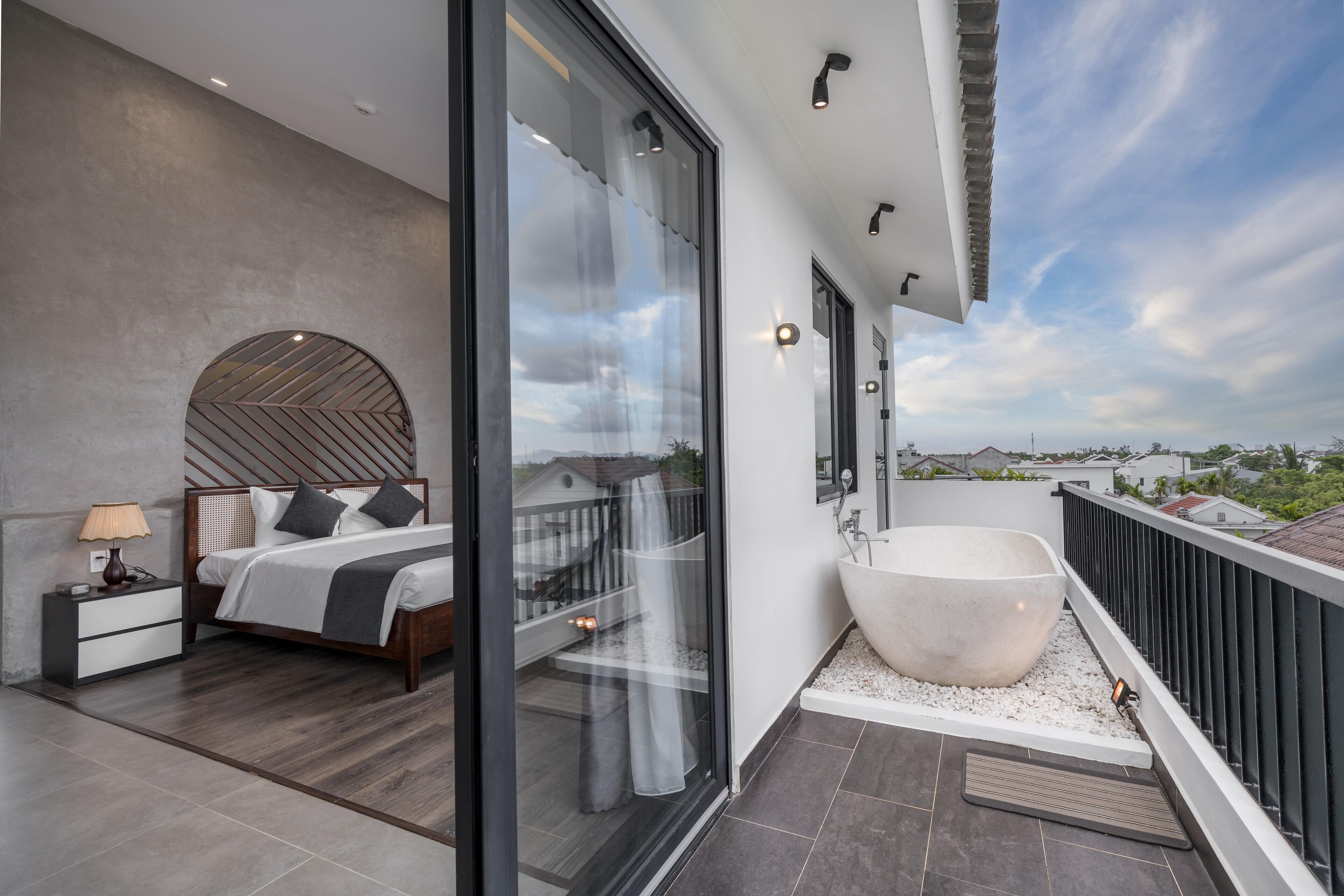 Penthouse de Luxo, 1 quarto, vista para o vale (402) | Banheira de imersão total