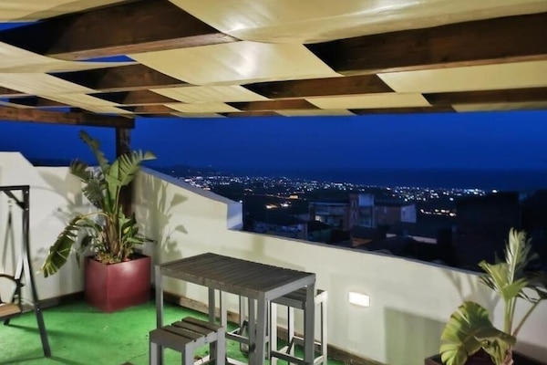 Terraço no piso superior