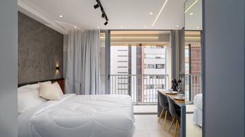 Apartamento | 1 quarto, Wi-fi grátis, roupa de cama fornecida