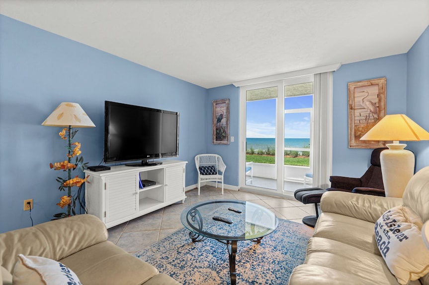 Oceanfront Condo With Screened Lanai At Indian Harbour Beach Club Unit 107 - Melbourne Beach, FL