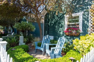 Cabine, vista para o jardim | Terraço/pátio interior