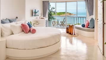 Quarto Romântico | Roupa de alta qualidade, minibar, cofre no quarto