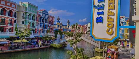 Vista para o campo desde o alojamento