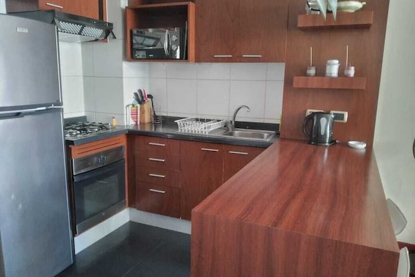 Apartamento Básico, 1 cama queen-size | Cozinha privada