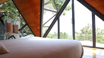 Cabana exclusivo, vista para o vale | 1 quarto, edredons de pluma, frigobar, roupa de cama