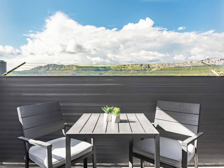 Apartamento superior | Terraço/pátio