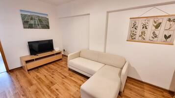 Apartamento Superior | Sala de estar | TV de ecrã plano