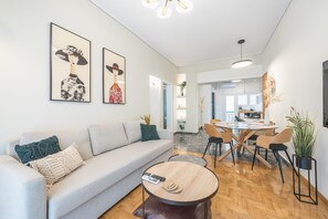 Apartamento urbano | Área de estar | TV de tela plana