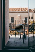 Quarto Signature, Vista para a cidade | Roupa de alta qualidade, camas de colchão pillowtop, minibar 