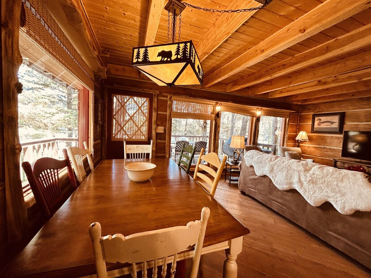 Lakefront Cabin With Private Dock And Fire Pit - Hidden Bear Cabin - Island Park, ID
