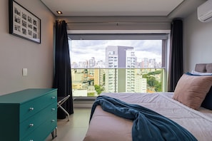 Apartamento | 1 quarto, secretária, Wi-fi grátis 