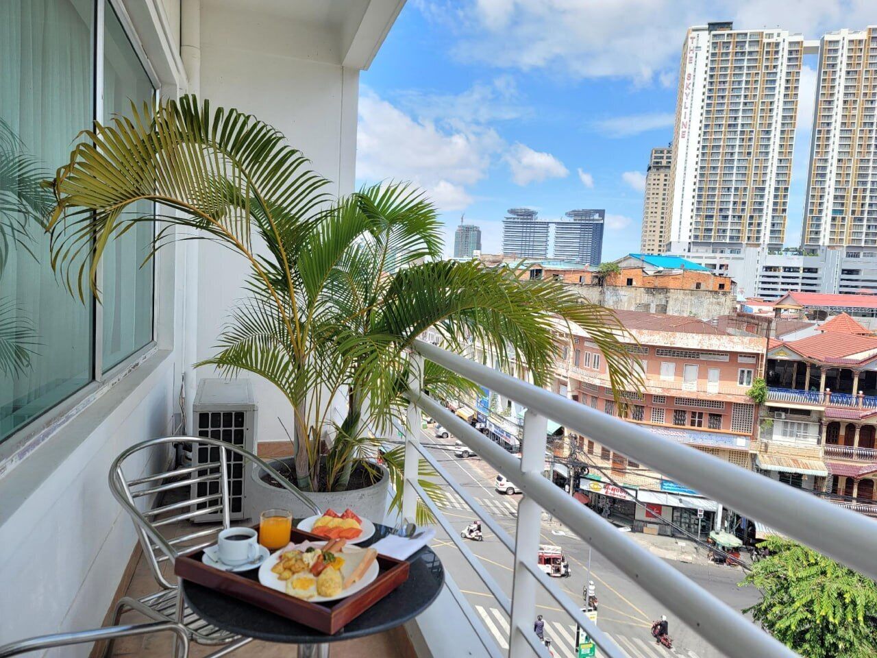 Quarto casal luxo | Terraço/pátio