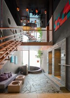 Sauna seca, banheira de hidromassagem, sauna a vapor