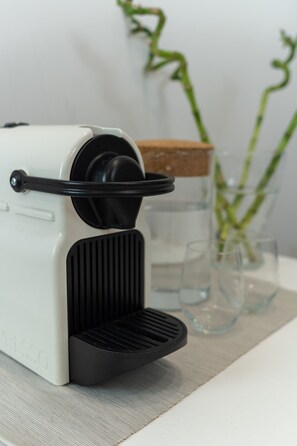 Apartamento Executivo | Cozinha privada | Minifrigorífico, um micro-ondas, um forno, uma placa de cozinha 