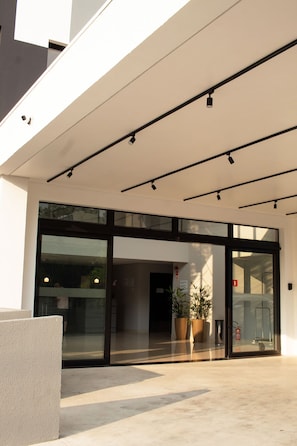 Entrada do alojamento