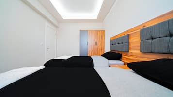 Apartamento empresarial | 2 quartos, roupas de cama de algodão egípcio, roupas de cama premium