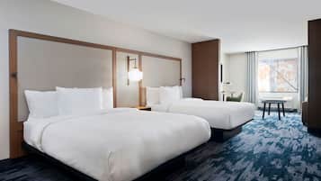 Escrivaninha, Wi-Fi de cortesia, roupa de cama